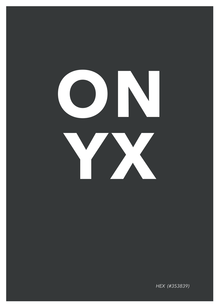 Onyx Poster – Paperago